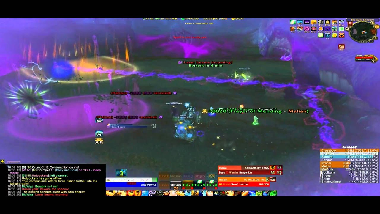The Obsidian Order vs Halion (10-Player Heroic) - YouTube