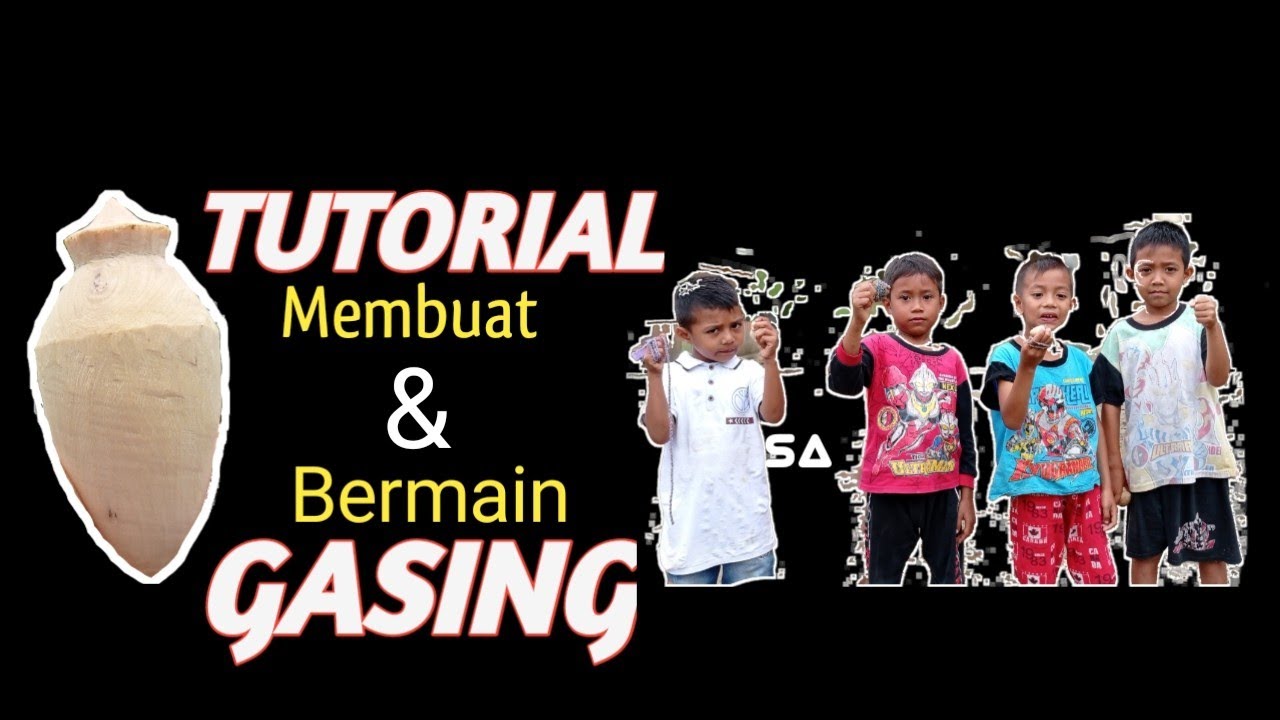 Tutorial Membuat Gasing dari Kayu dan Bermain Gasing - YouTube