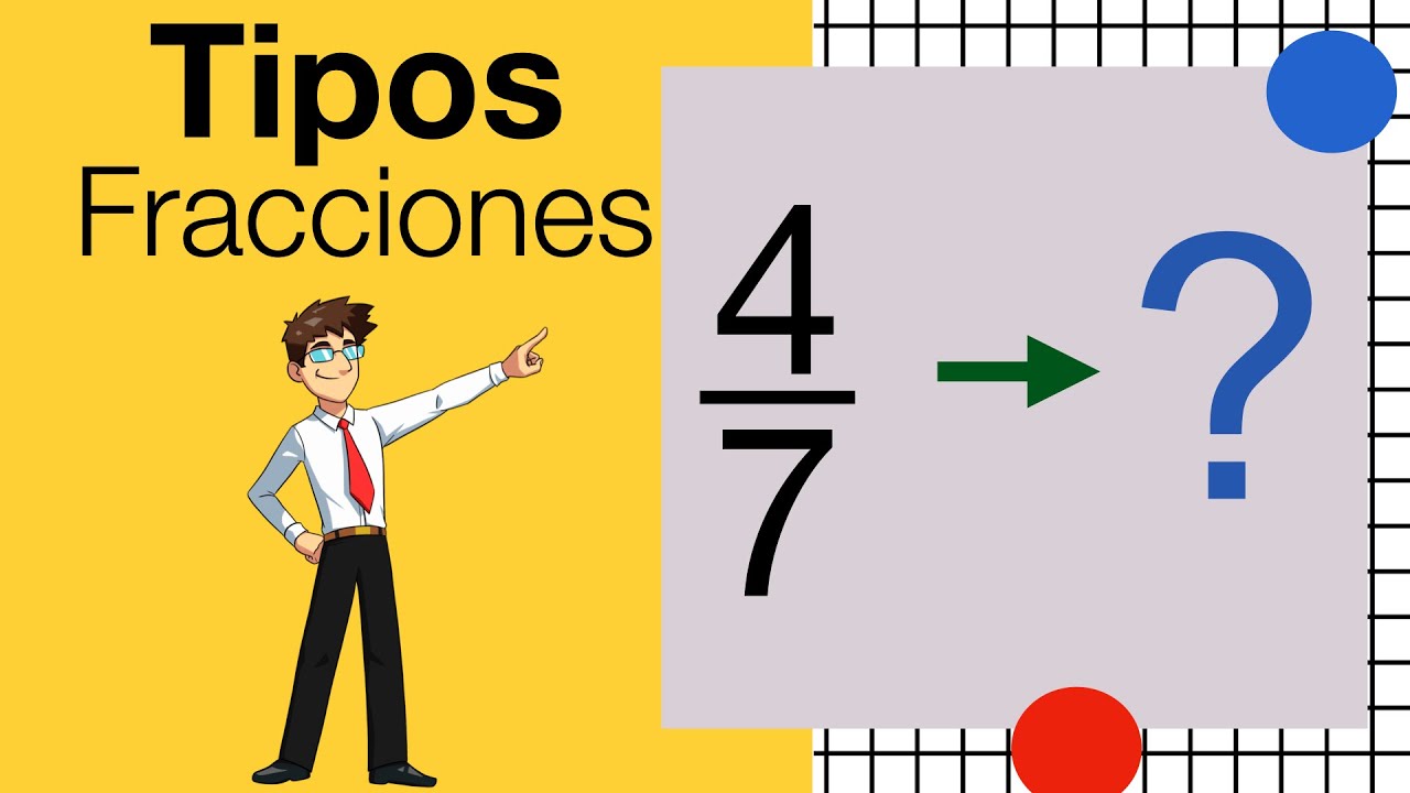 TIPOS DE FRACCIONES | [5 tipos] Desde Cero - YouTube