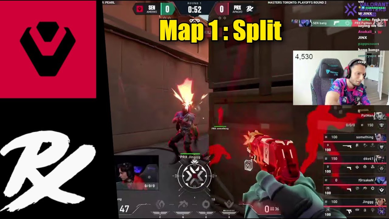 FNS react to SENTINELS vs PRX | Map 1 | Valorant Masters Toronto 2025 ...