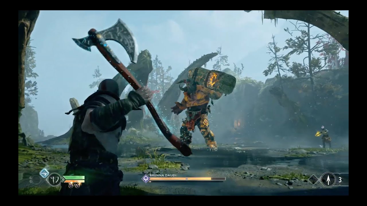 E Plays: God of War 2018 (Hardest Difficulty), Part 4: Brenna Dauði ...