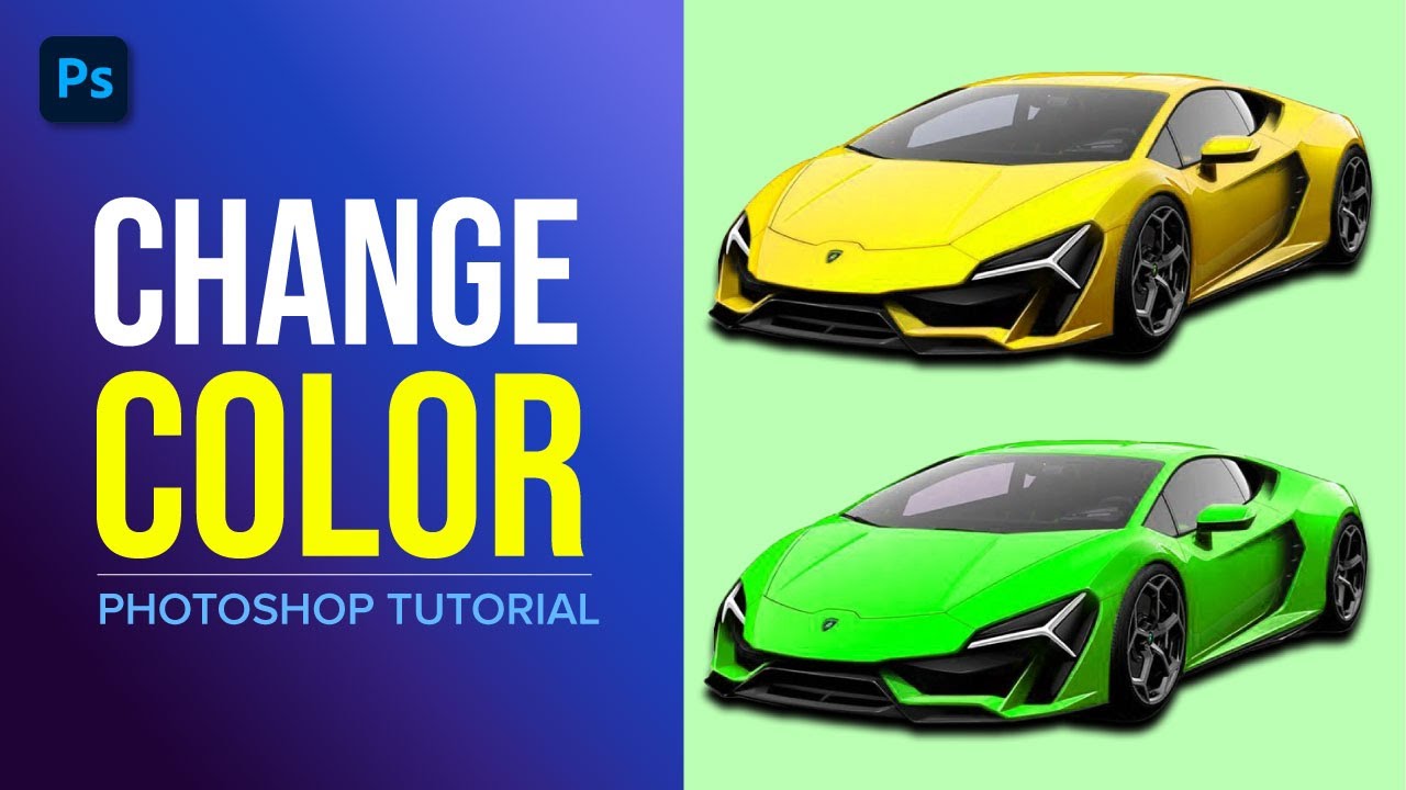 How to Change Car Color in Photoshop 2025 | Photoshop Tutorial for ...
