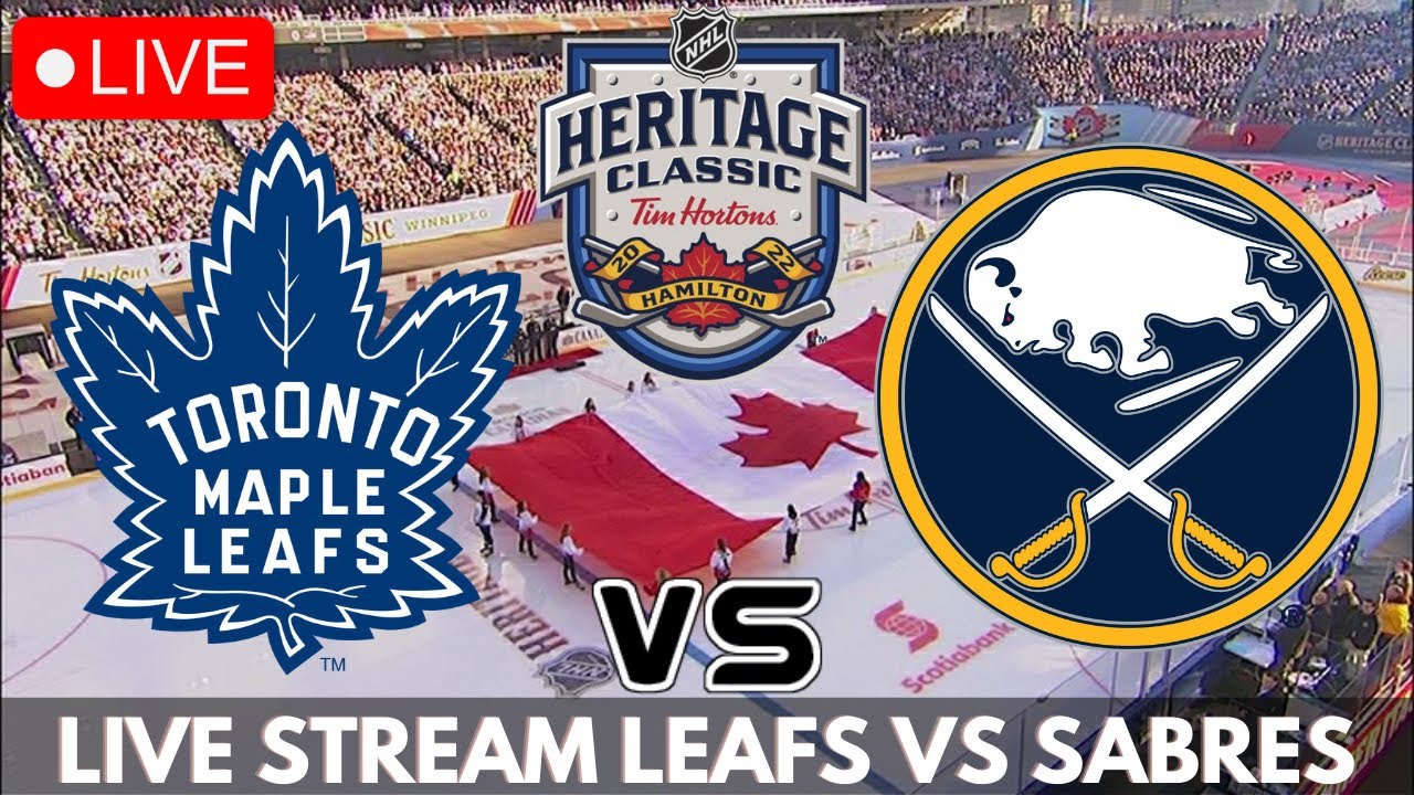 Toronto Maple Leafs vs Buffalo Sabres 2022 Heritage Classic 2-5 ...