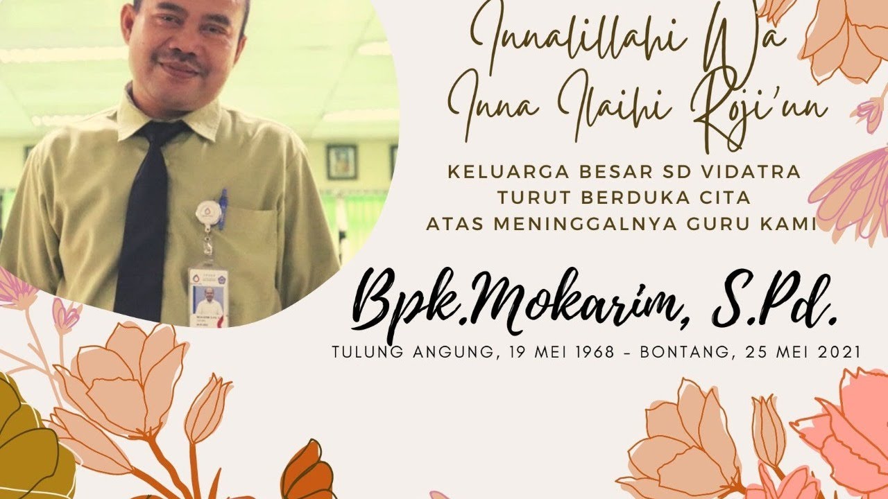 DOA BERSAMA KELUARGA BESAR SD VIDATRA - YouTube