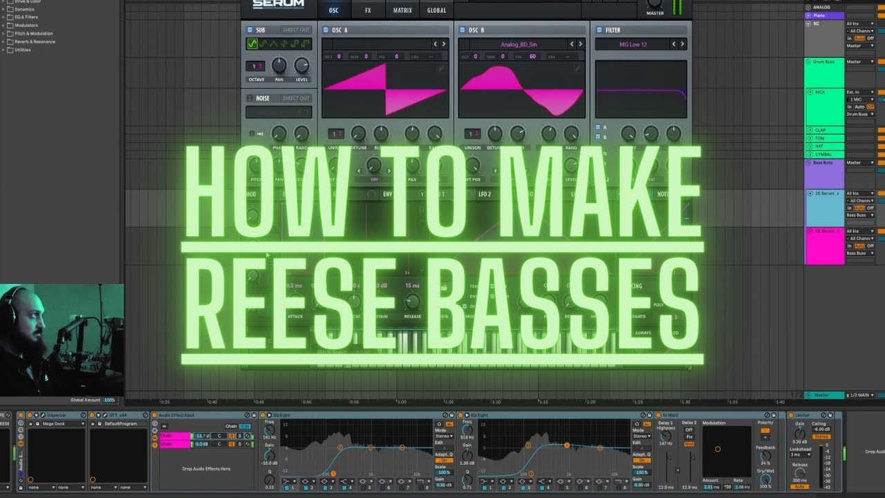 HOW TO MAKE A REESE BASS (PLUS LITTLE ON PHASE AND HARMONICS) - YouTube
