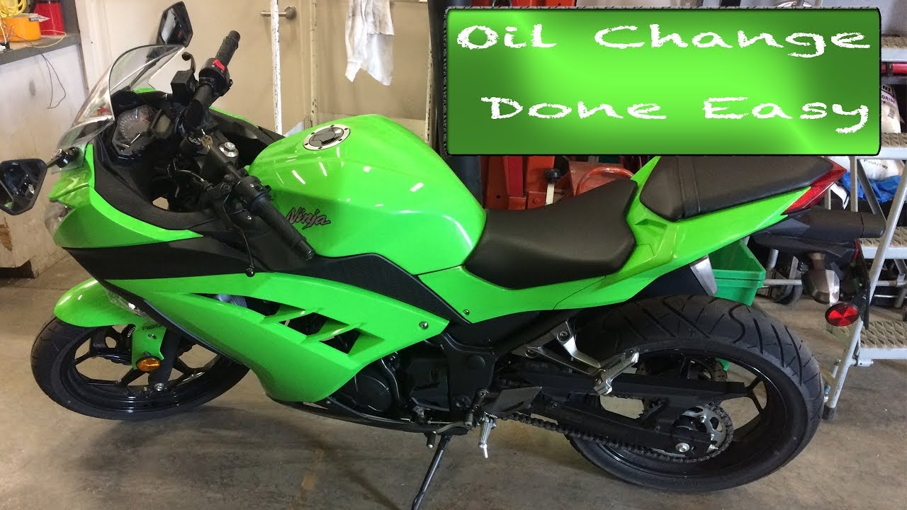 Oil Change | Ninja 300 - YouTube