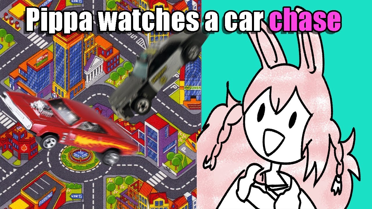 Pippa watches a car chase - YouTube