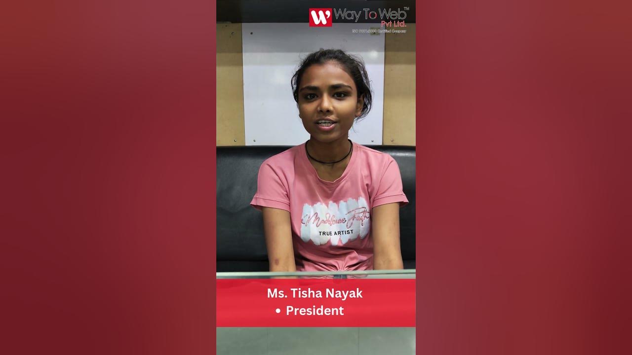 Tisha Nayak Sharing her experience about WayToWeb#python #react #waytoweb - YouTube