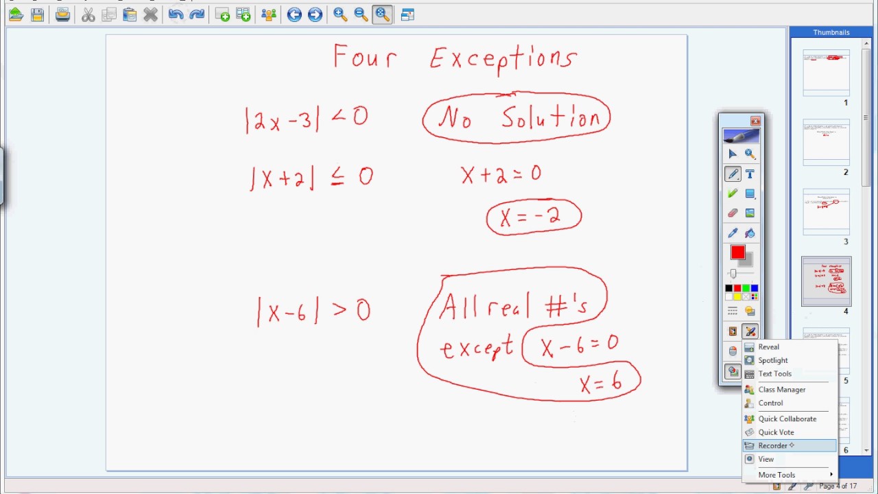 Algebra 1 Lesson 6.4 Part 2 - YouTube
