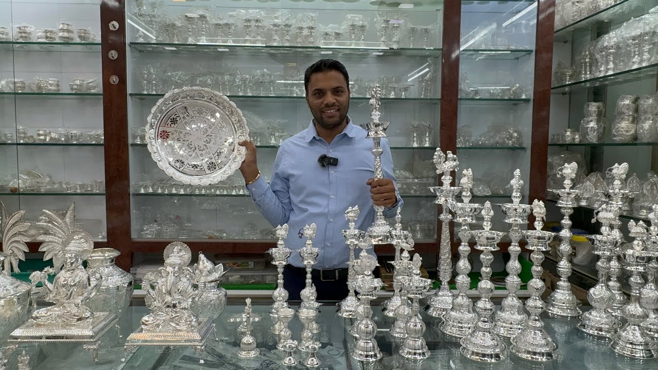 Bangalore wholesale silver pooja articles with Hallmark No wastage No ...