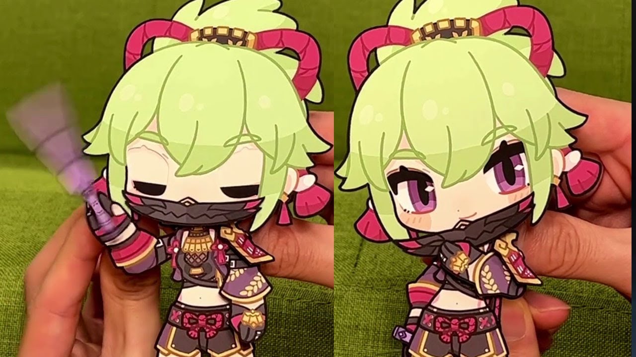 The MOST Versatile Kuki Shinobu Papper Puppet Ever! - YouTube