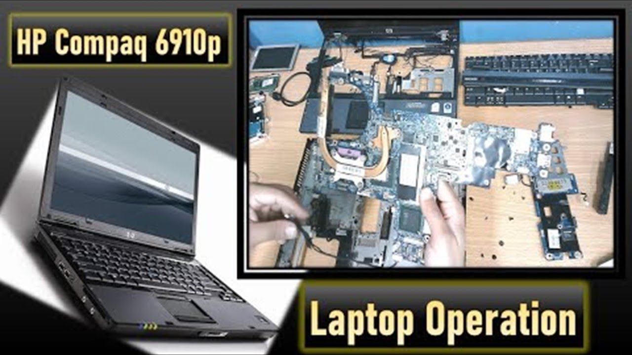 HP Compaq 6910p Laptop - YouTube