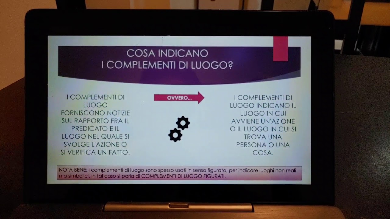 I complementi di luogo - YouTube