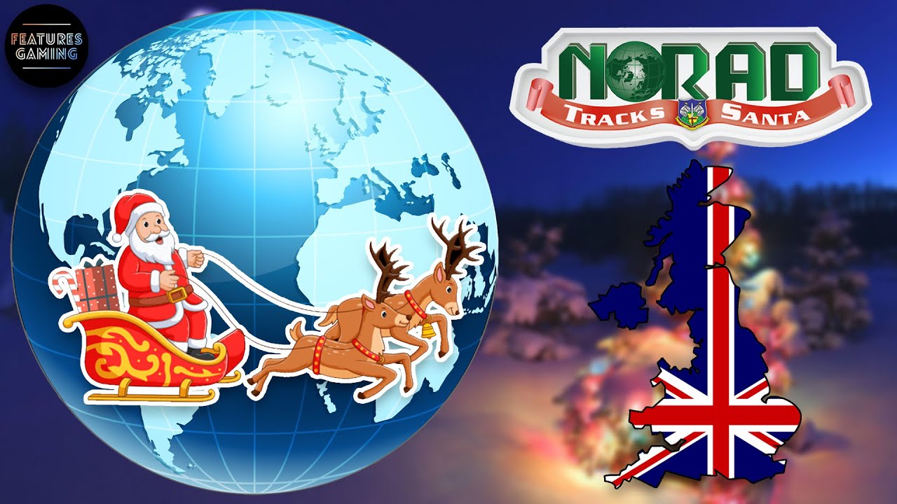 WATCHING SANTA FLY OVER THE UNITED KINGDOM!! - YouTube