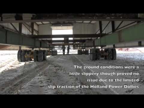 Large Pole Building Move - YouTube