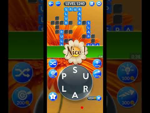 WORDSCAPES IN BLOOM LEVEL 1240 masaya ang mga salita - YouTube