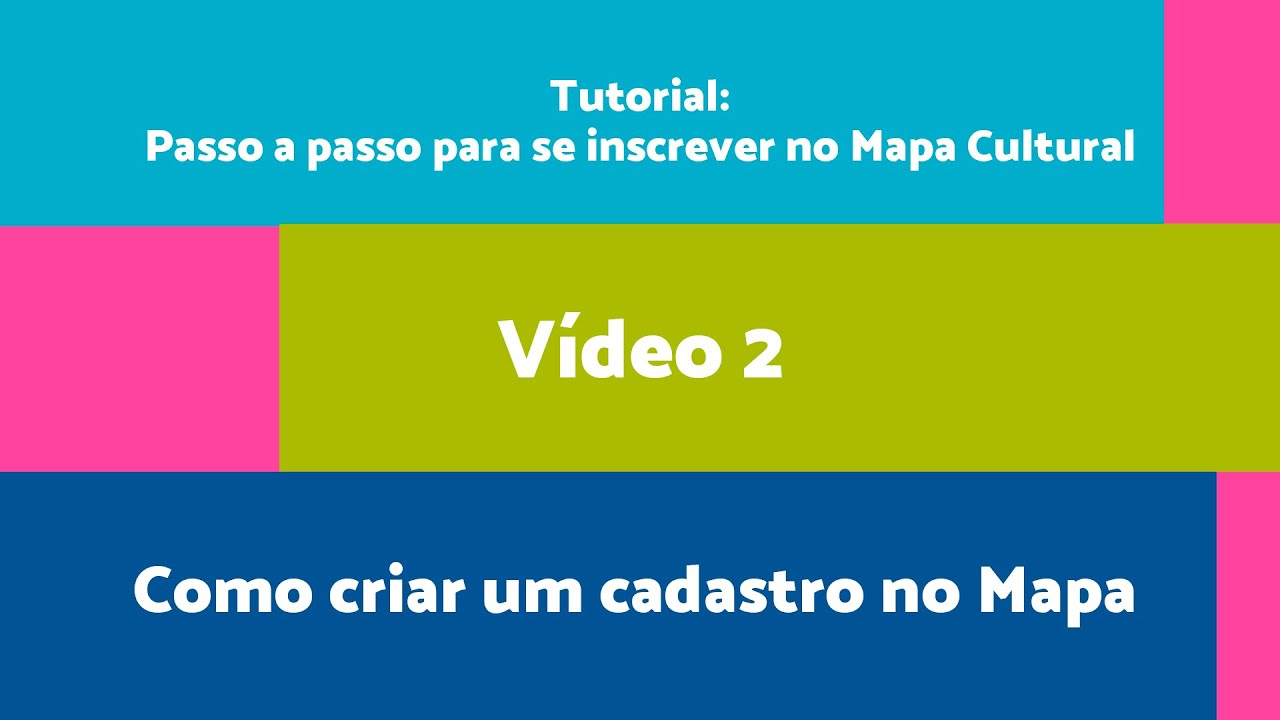 Vídeo 02 - Como criar um cadastro no Mapa - YouTube