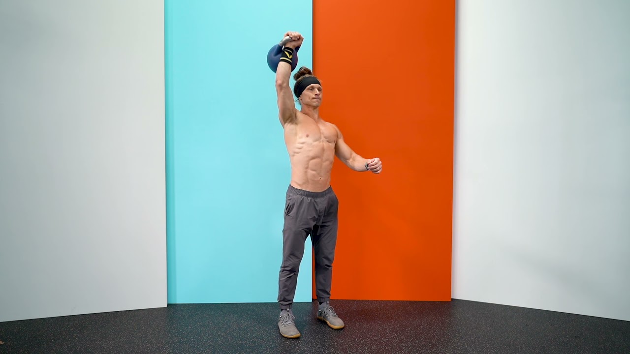 Single Arm Muscle Clean from Floor to Strict Press - YouTube