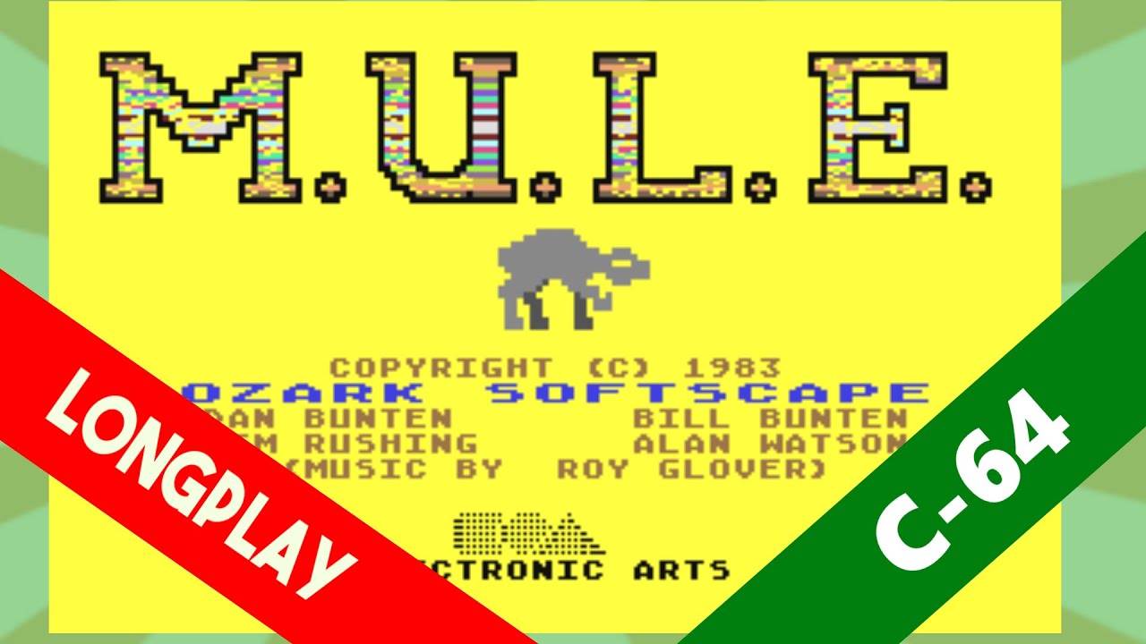 M.U.L.E. C64 -- Longplay with YARG! - YouTube