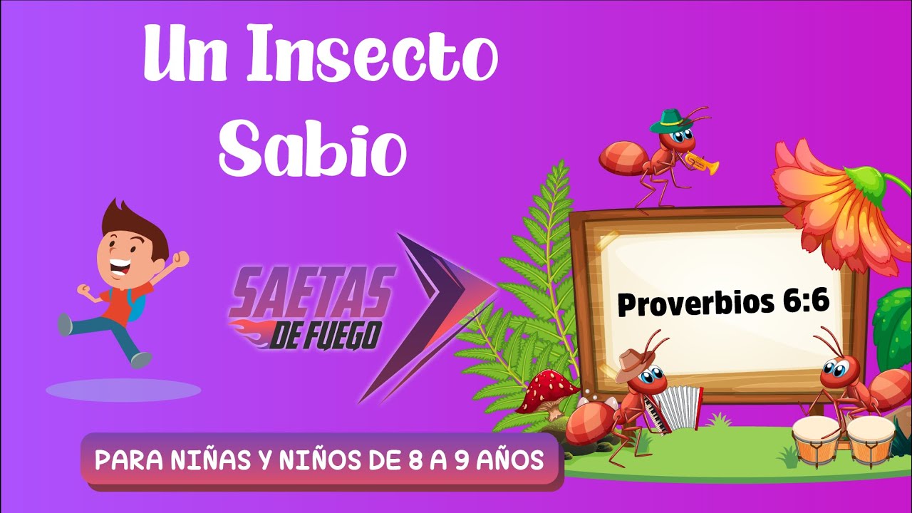 Clase dominical | 8 - 9 años | Un Insecto Sabio - YouTube