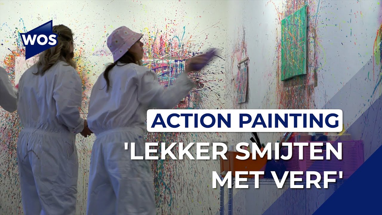 Spatten, gooien en experimenteren met verf: nieuw atelier geopend in ...