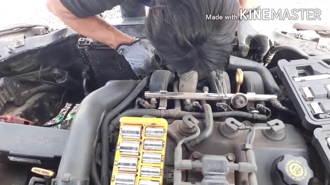 95-99 Dodge neon radiator replacement - YouTube