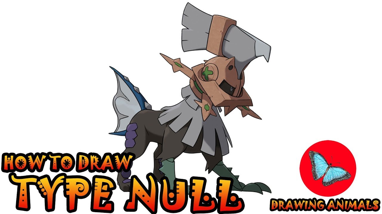 How To Draw Type Null Pokemon | Coloring and Drawing For Kids - YouTube