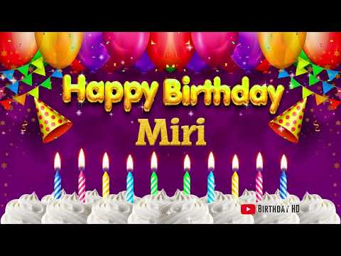 Miri Happy birthday To You - Happy Birthday song name Miri 🎁