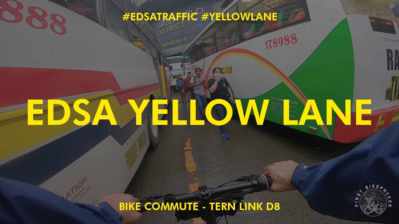 EDSA Traffic Bus sa Yellow Lane - YouTube