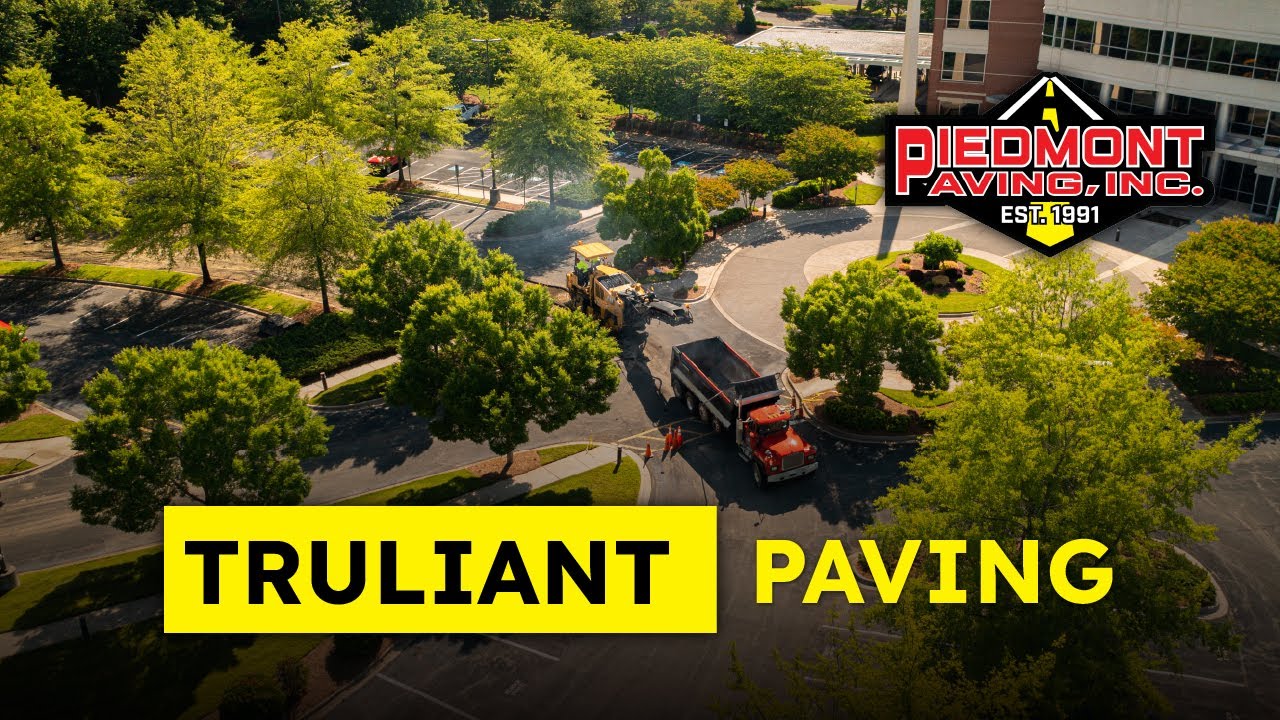 Paving | Truliant Credit Union in Winston Salem, NC - YouTube
