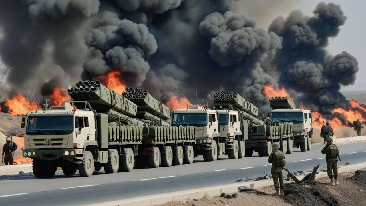 Russian supersonic missile destroys 200 US and German rocket launchers ...