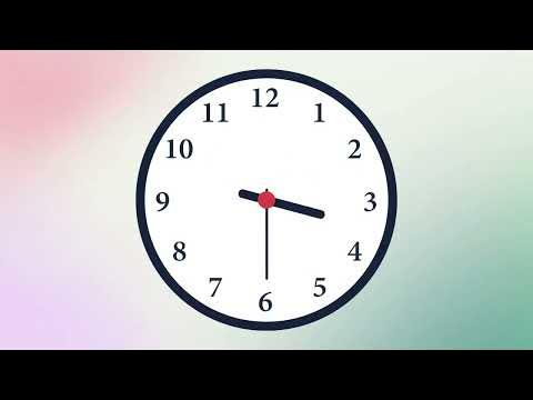 Random Clock Generator - hour and half hour - YouTube