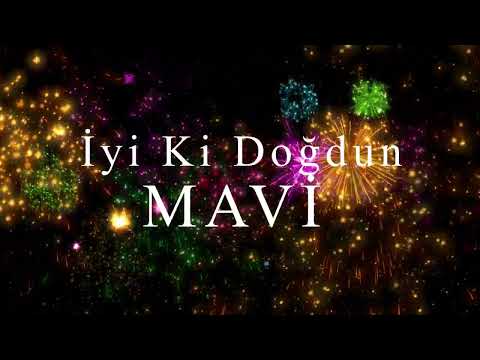 İyi Ki Doğdun MAVİ