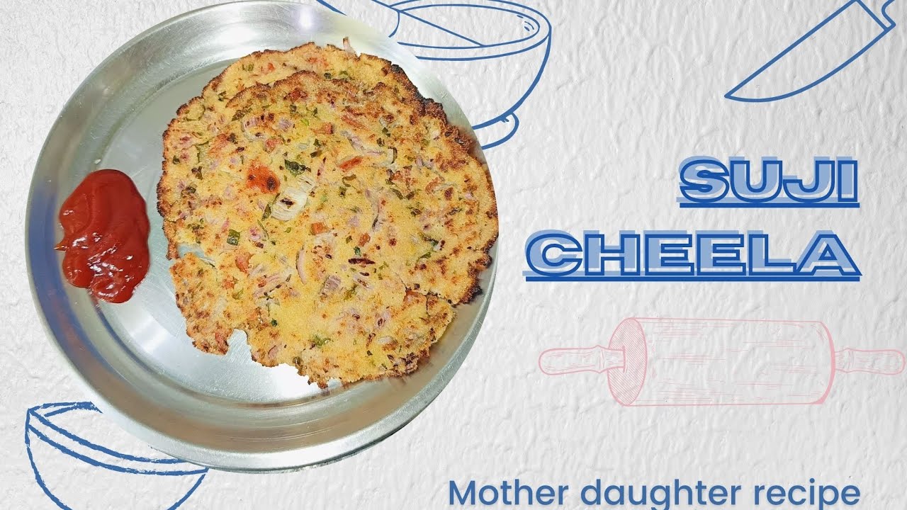 RAVA CHILLA RECIPE | suji ka cheela recipe | instant sooji chilla ...