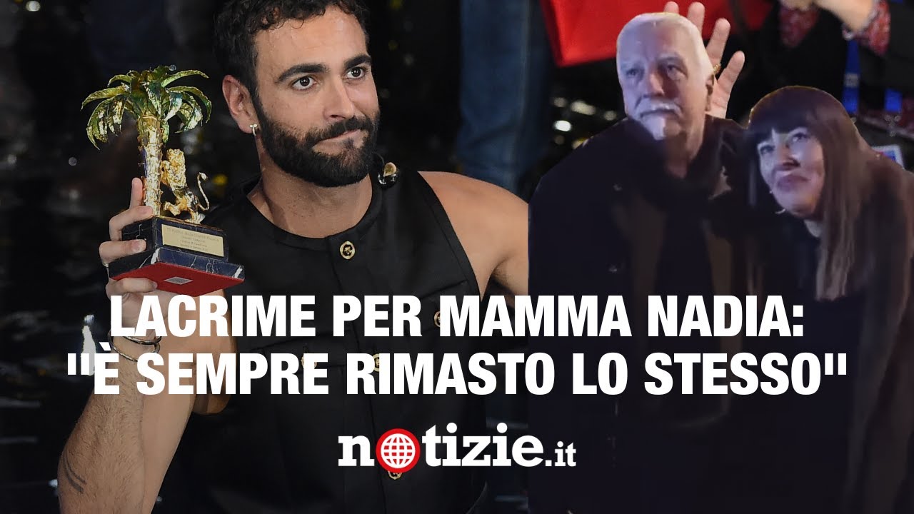 La reazione della mamma di Marco Mengoni alla sua vittoria - YouTube