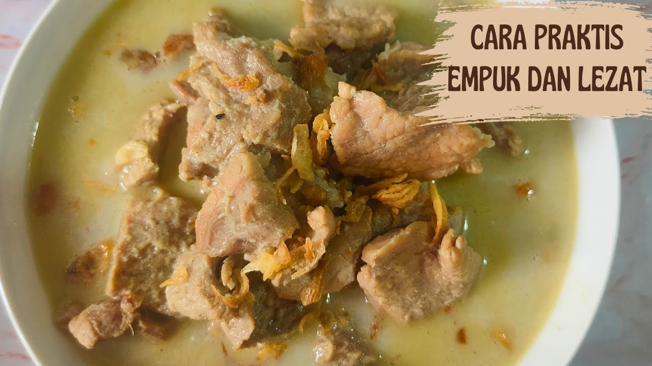 Lezat!! resep dan cara buat opor daging sapi yang empuk rasa gurihnya ...