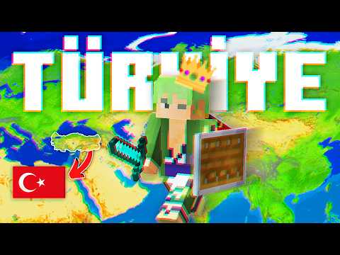 Minecraft Türkiye Haritasında Hayatta Kalmaya Çalıştım...