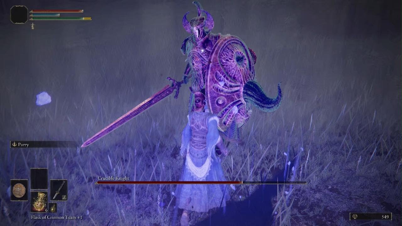 Parry Only! Crucible Knight!!! - YouTube