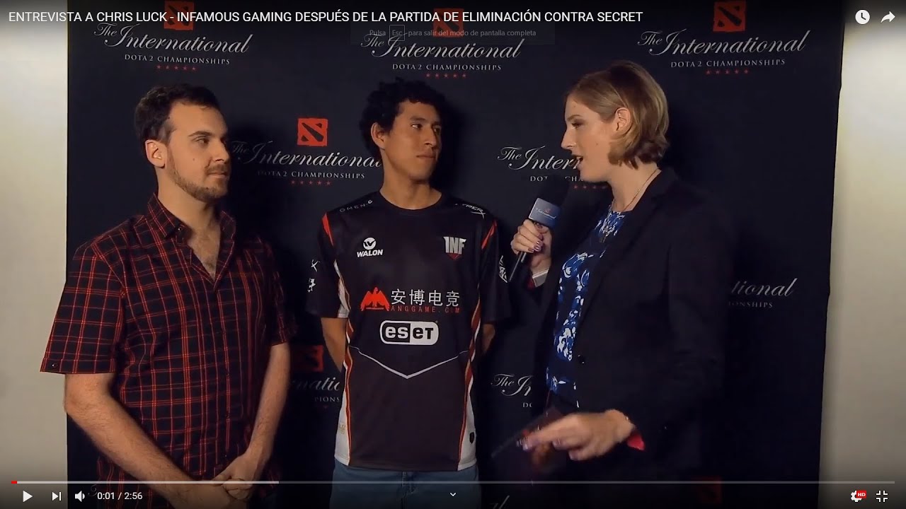 ENTREVISTA A CHRIS LUCK - INFAMOUS GAMING DESPUÉS DE LA PARTIDA DE ...