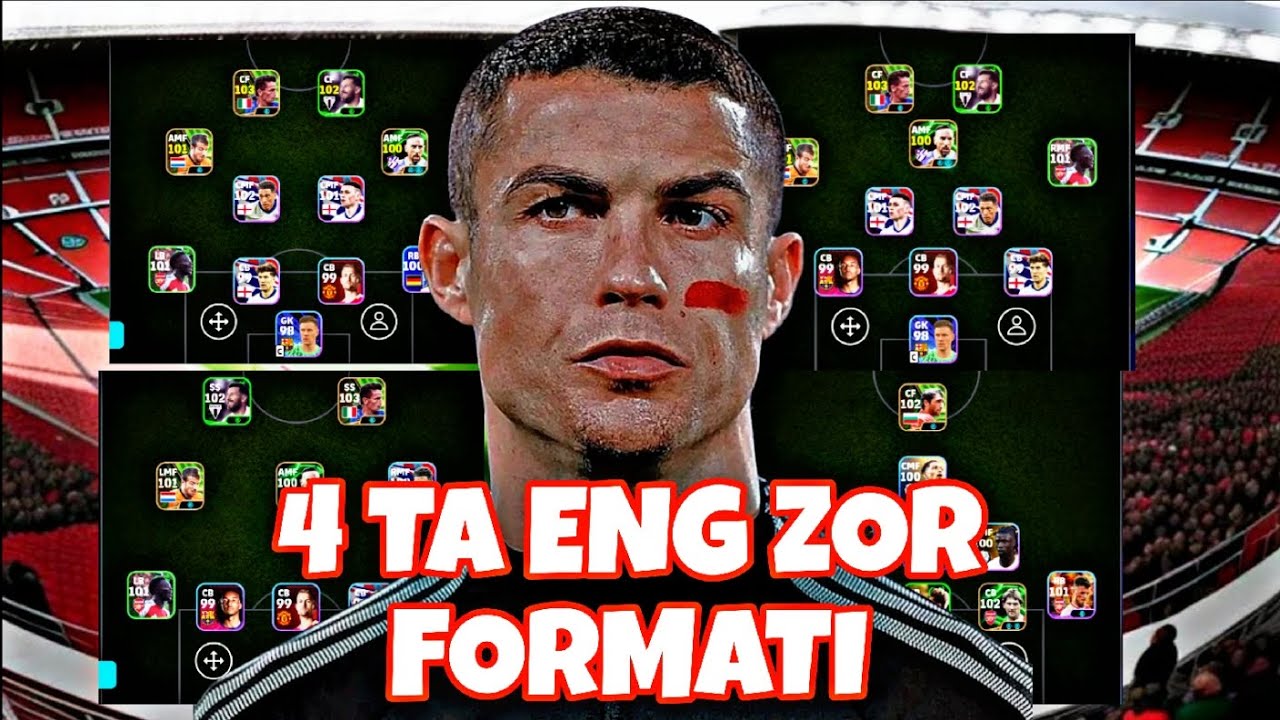EFOOTBALLDA 4 TA ENG ZOR FORMATION #efootball #football #pes - YouTube