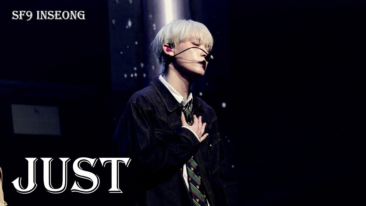 [SF9 인성 4K] Just '그냥' INSEONG FANCAM | SF9 'K-wave Festival' 241102 ...