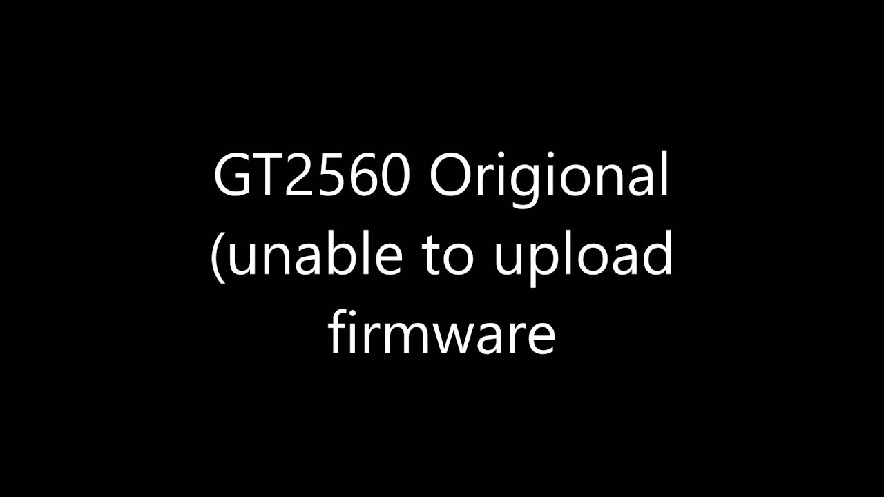 GT2560 troubleshooting issues - YouTube