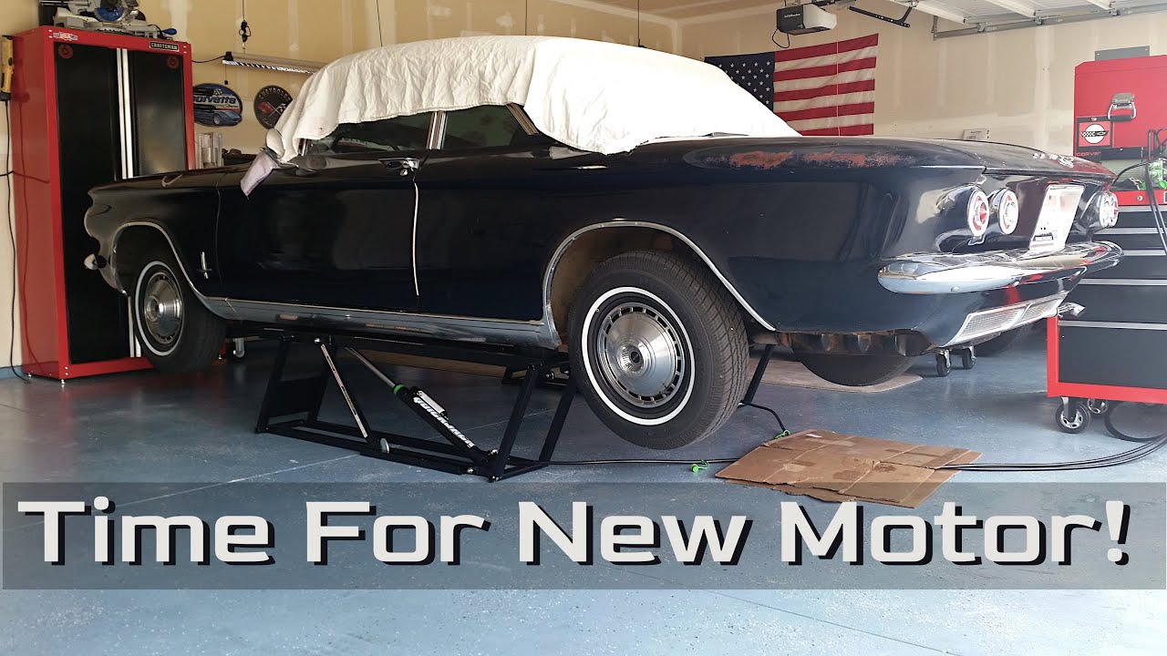 1964 Corvair Monza - Engine Bay Prep - YouTube