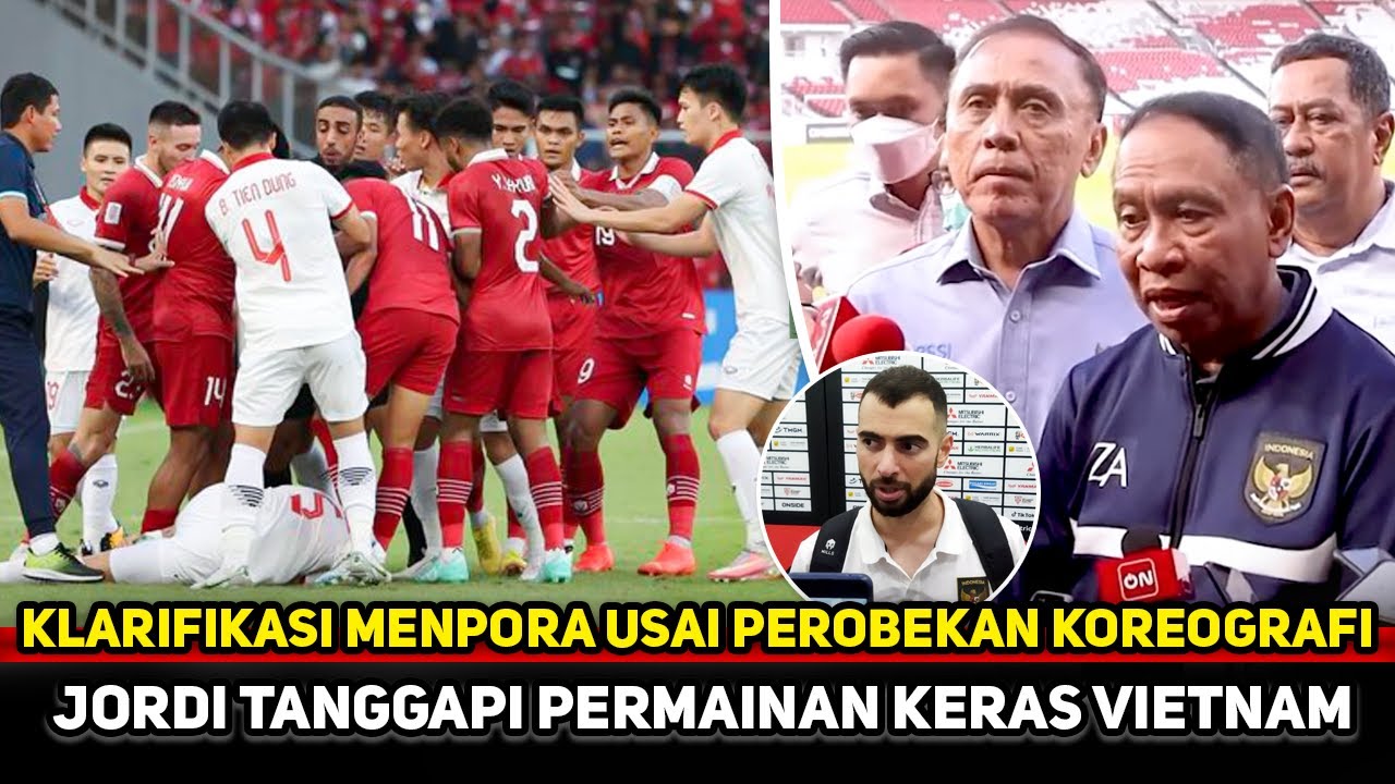 CORENG TIMNAS?! Menpora jawab kontroversi koreografi Suporter~Jordi ...