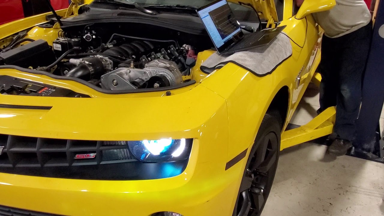 Elite 417 LS3 with a Procharger First Startup - YouTube