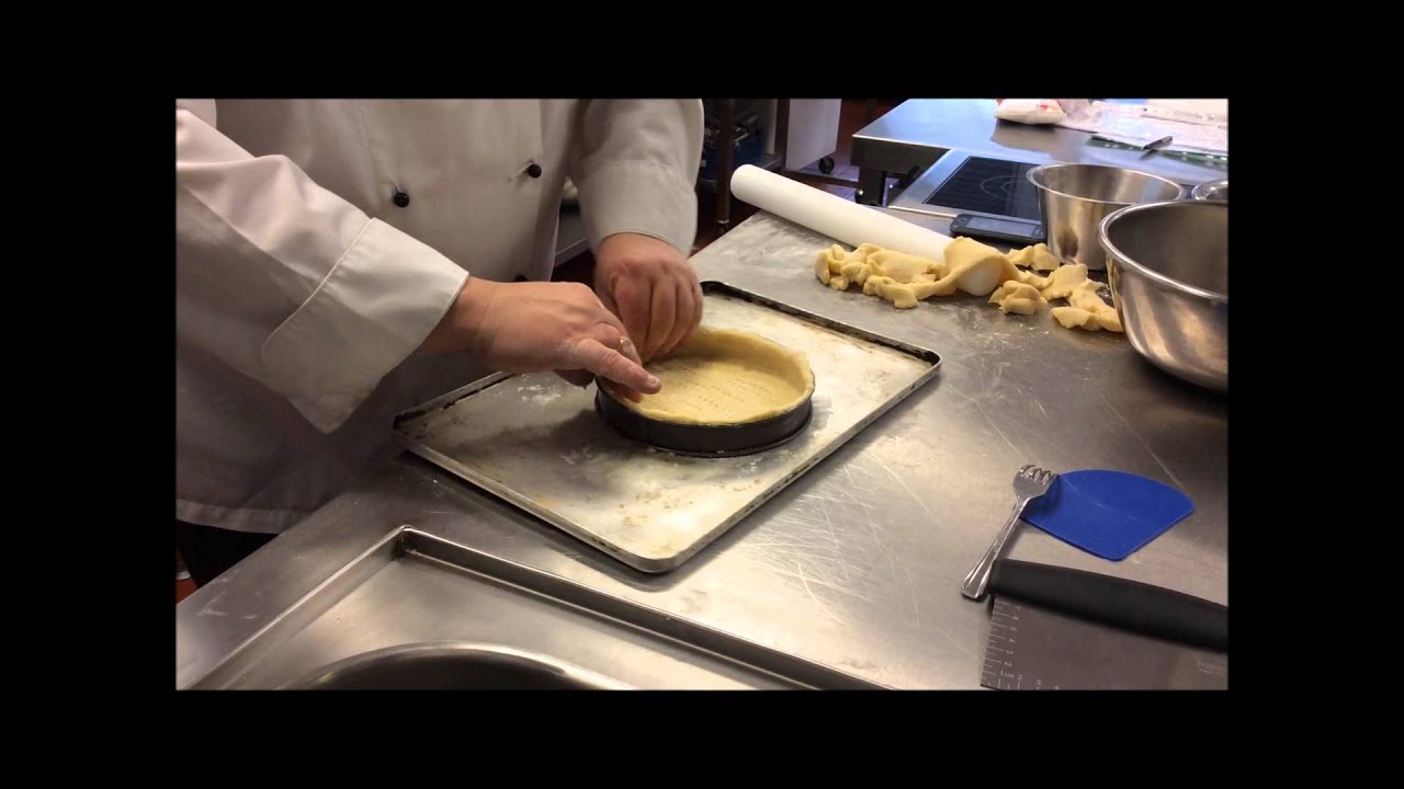 Lining a flan ring - YouTube