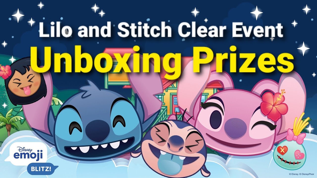 Lilo and Stitch Multi-Map Clear Event Prizes (03/2021) - Disney Emoji ...