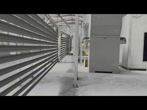 Automatic Powder Coating Line for Aluminium Profiles