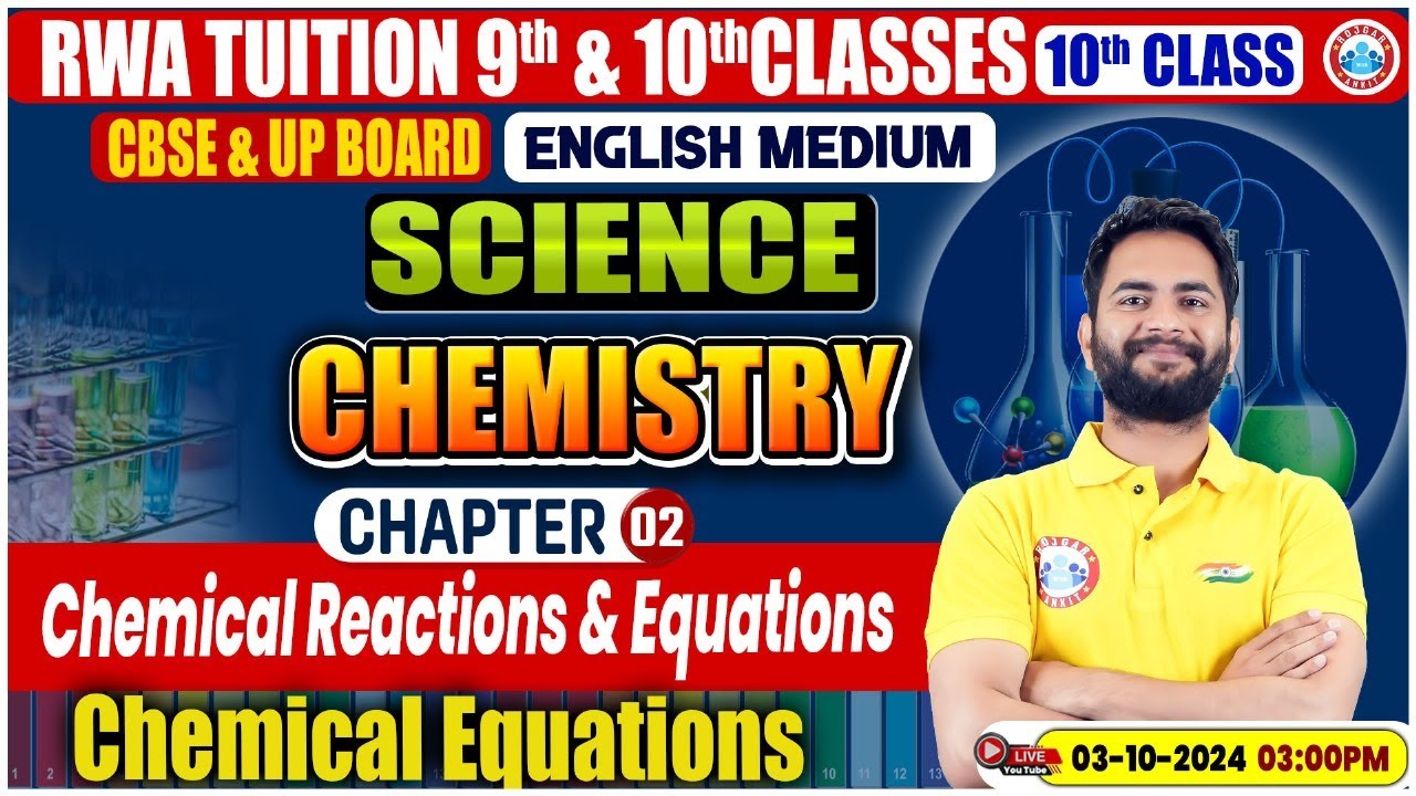 Class 10th Science Chemistry Chapter 2 | Chemical Equations | 10Th By ...