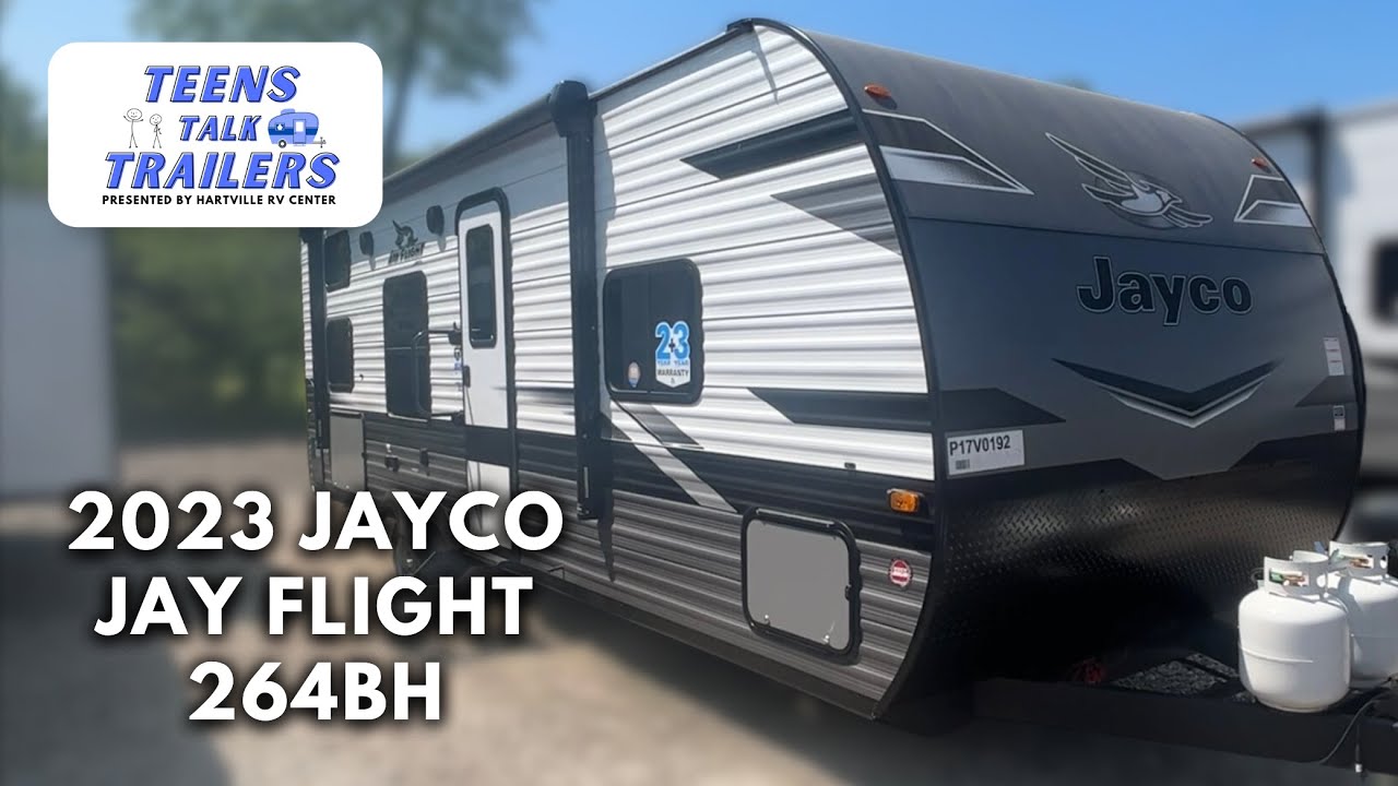 2023 Jayco Jay Flight 264BH Full Walkthrough - Teens Talk Trailers ...